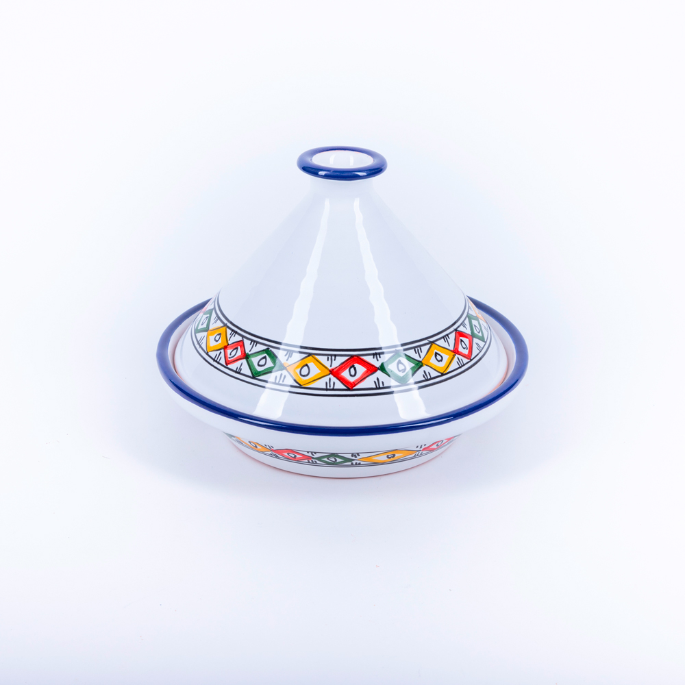 Tajine Marocain D20 Cm Margoum En Céramique - Amamou Ceramics